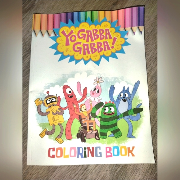 Toys | Yo Gabba Gabba Coloring Book Kids Cartoons | Poshmark
